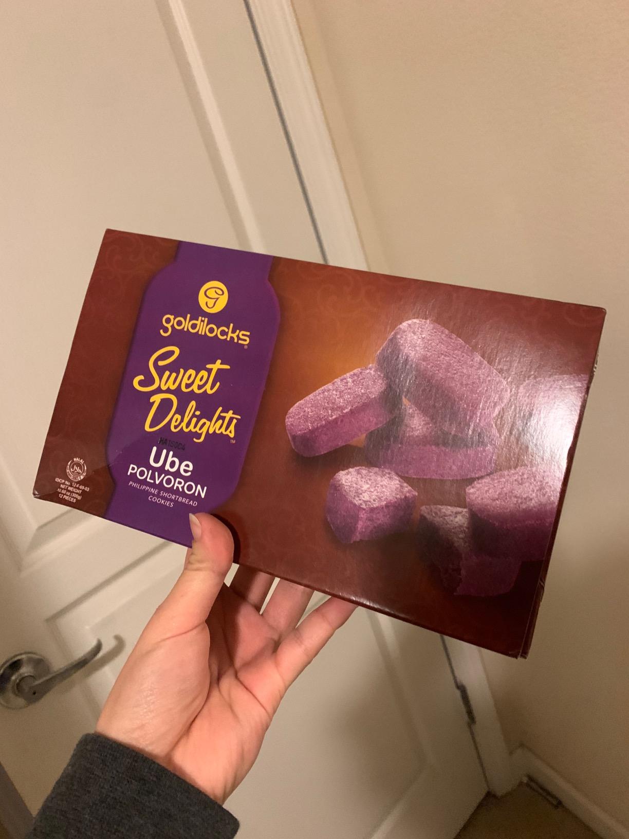 Amazon.com: Goldilocks Sweet Delights Ube Polvoron 10.60oz (300g ...
