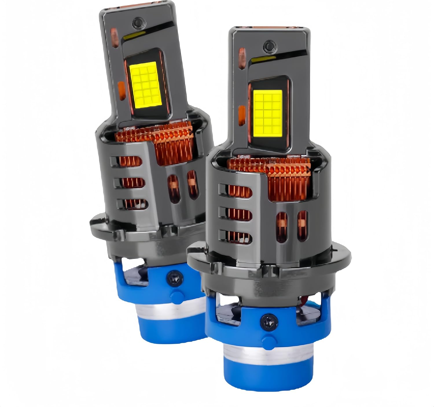 Amazon | LEDヘッドライト D2S D2R D4S D4R 対応｜HIDより明るい爆光LEDバルブ｜12V/24V 車検対応｜ポン付け簡単取付｜HID→LED化｜D2C D4C対応 ...