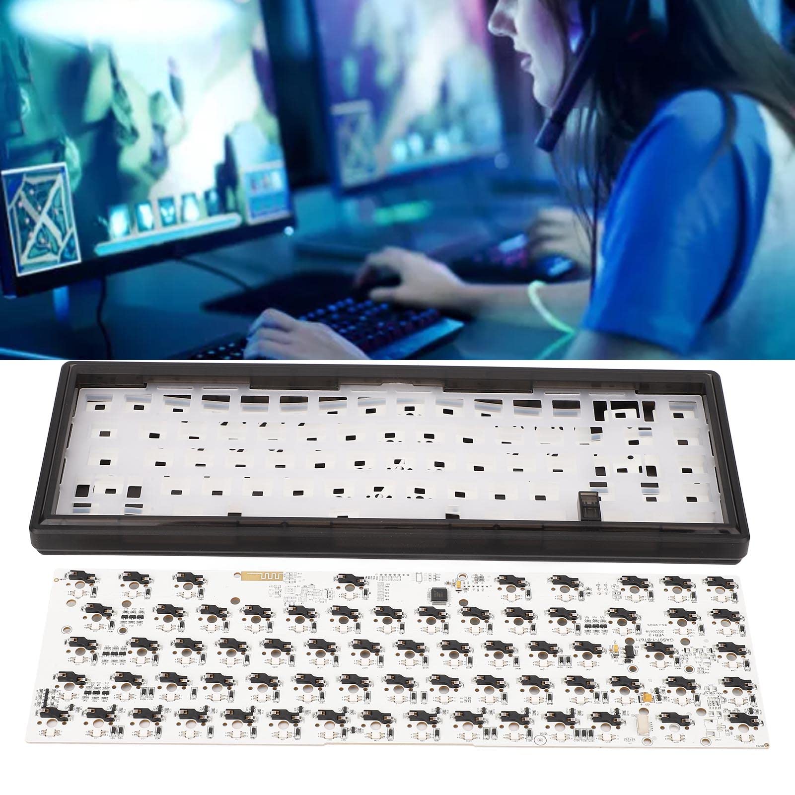 Snapklik.com : Pomya DIY Mechanical Keyboard Kit, 67 Keys Modular ...