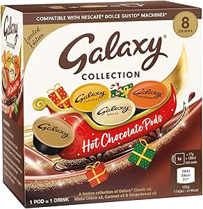 GALAXY Hot Chocolate Pod Selection 8pk : Amazon.co.uk: Grocery