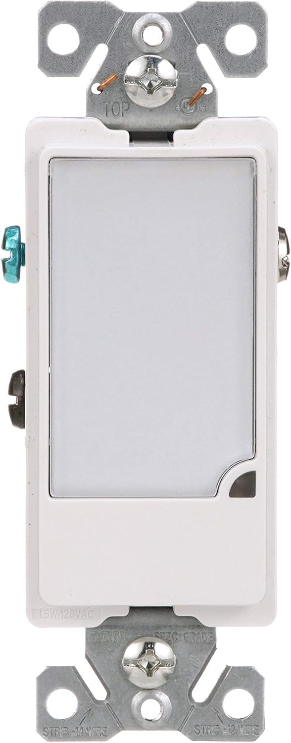 Eaton 7737W 1-Watt 120-Volt Full LED Hallway Nightlight Heavy Duty ...