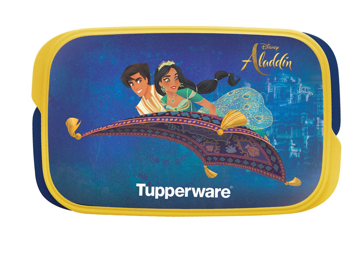 Buy Tupperware Plastic Lunch Box (Yellow, Blue, 590 ml) Online at Low ...