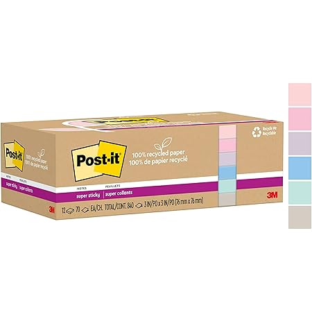 Amazon.com : Post-it Mini Notes, 1.5x2 in, 24 Pads, America's #1 ...