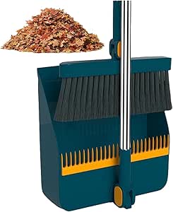 Besen- Und Kehrschaufel-Set Und Kehrschaufel-Kombination Mit Langem Stiel Und 180 Grad Drehbarer ...