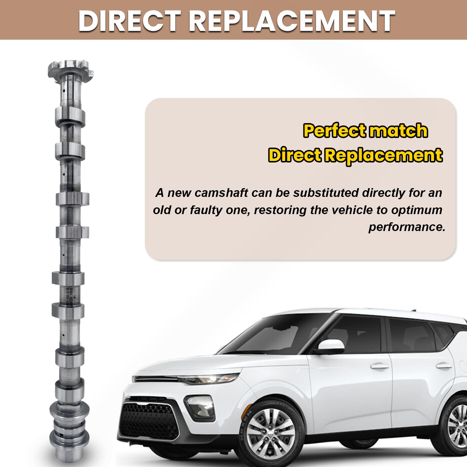 Hyundai Kia 2.0L Engine Camshaft Replacement 2017-2024 Engine Camshaft ...