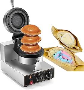 Amazon.com: Moongiantgo UFO Burger Waffle Maker, Ice Cream Filling ...
