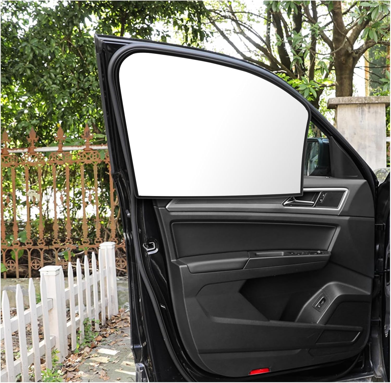 Kewucn Car Window Sun Shade, 2PCS Auto Front and Rear Windshield ...