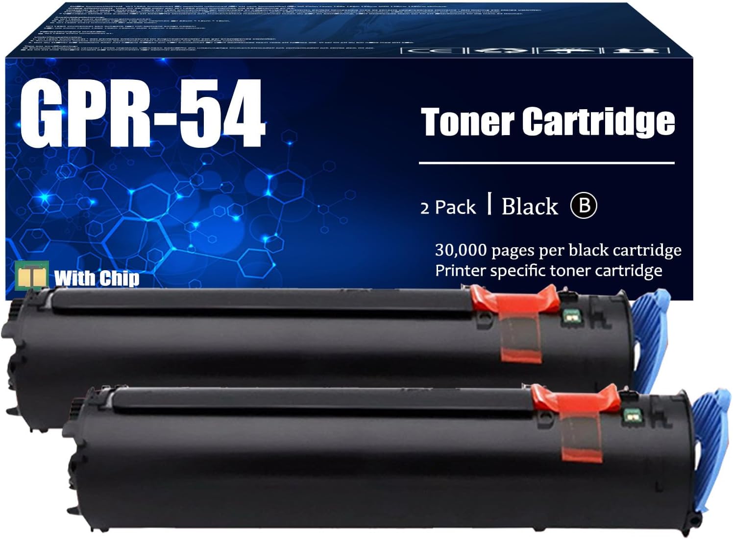 Amazon.com: Replacement GPR-54 Toner Cartridge Compatible for Canon GPR54 GPR-54 NPG-68 C-EXV50 ...