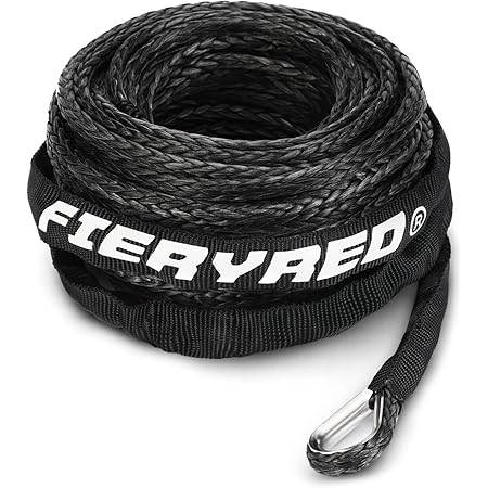 Amazon.com: WARN 72128 Synthetic Rope Replacement Kit - 3/16" X 50 ...