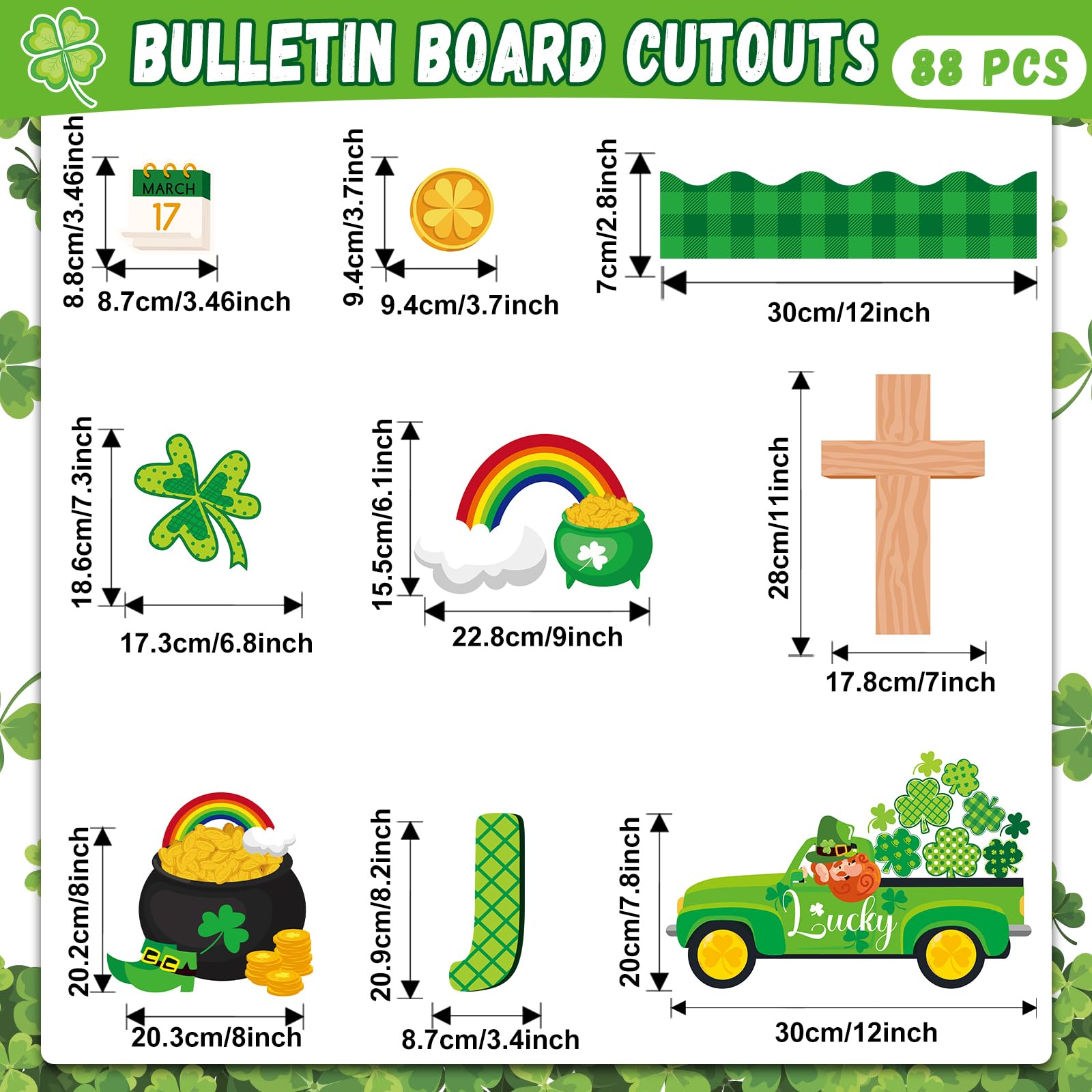 Snapklik.com : Gisgfim St. Patricks Day Jesus Bulletin Board ...