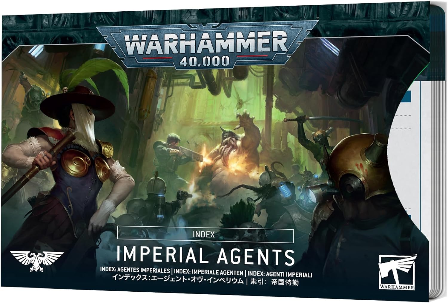 Games Workshop - Warhammer 40,000: Index Cards - Imperial Agents (10th ...