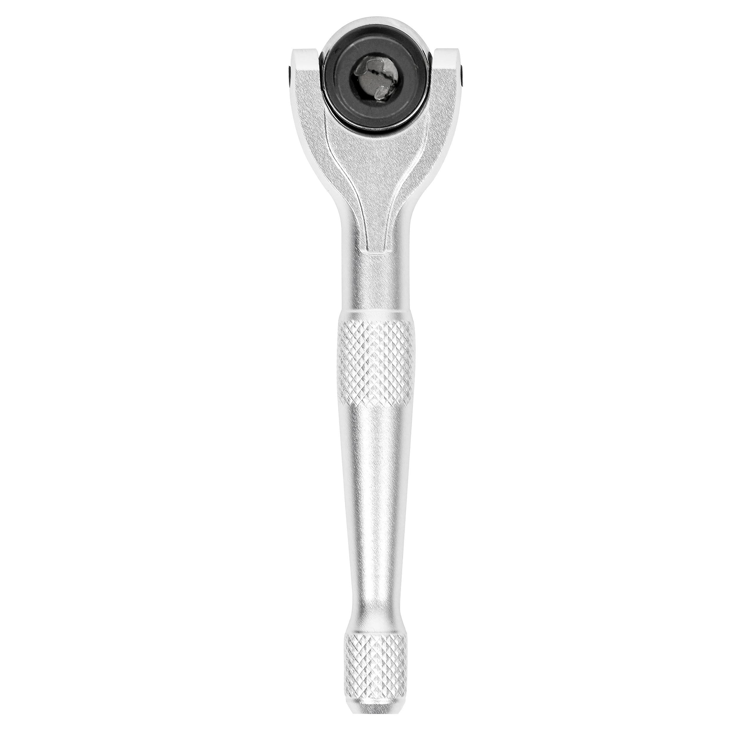 Snapklik.com : ARES 42113 Silver 1/4-Inch Drive 90-Tooth Mini Swivel ...