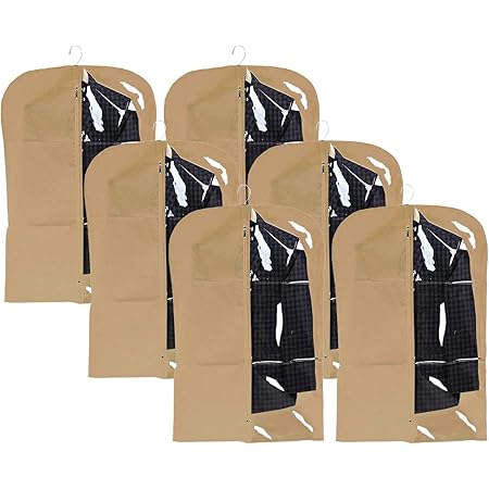 Kuber Industries Half Transparent 4 Pieces Non Woven Men's Coat Blazer ...