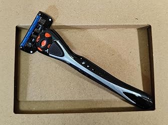 by Amazon Men's 5 Blade Razor + 6 Refills (Previously Solimo brand ...