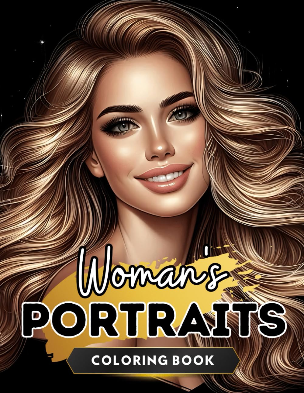 Amazon.com: Woman's Portraits Coloring Book: 65 Beautiful Faces With ...