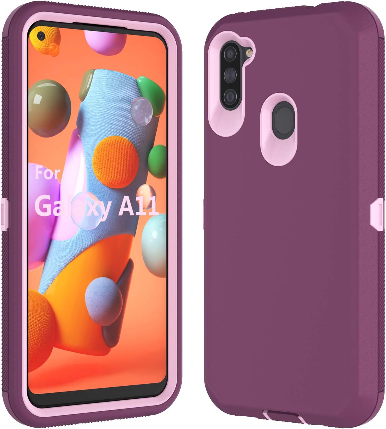Amazon.com: Galaxy A11 case,Samsung A11 case,with HD Screen Protector ...