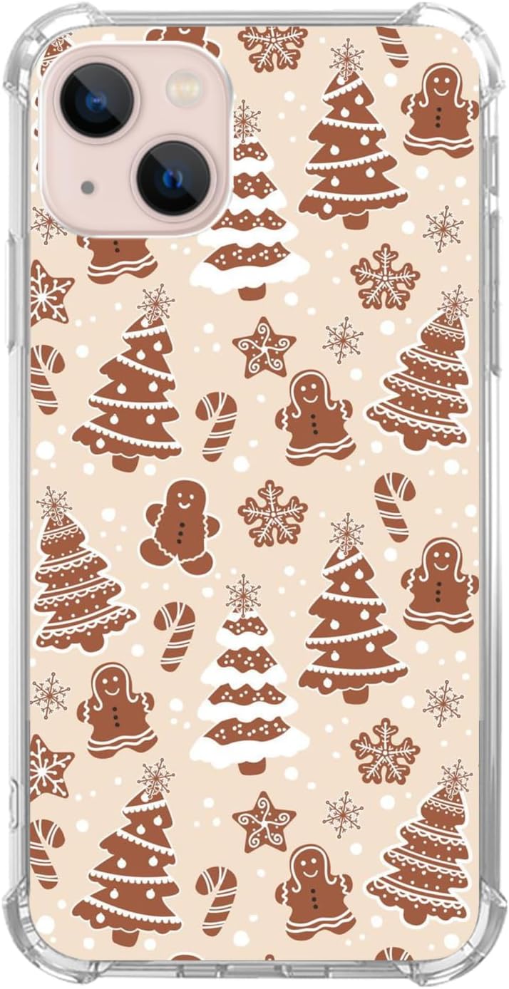 Amazon.com: CAROKI Clear Christmas Phone Case for iPhone 15,Xmas ...