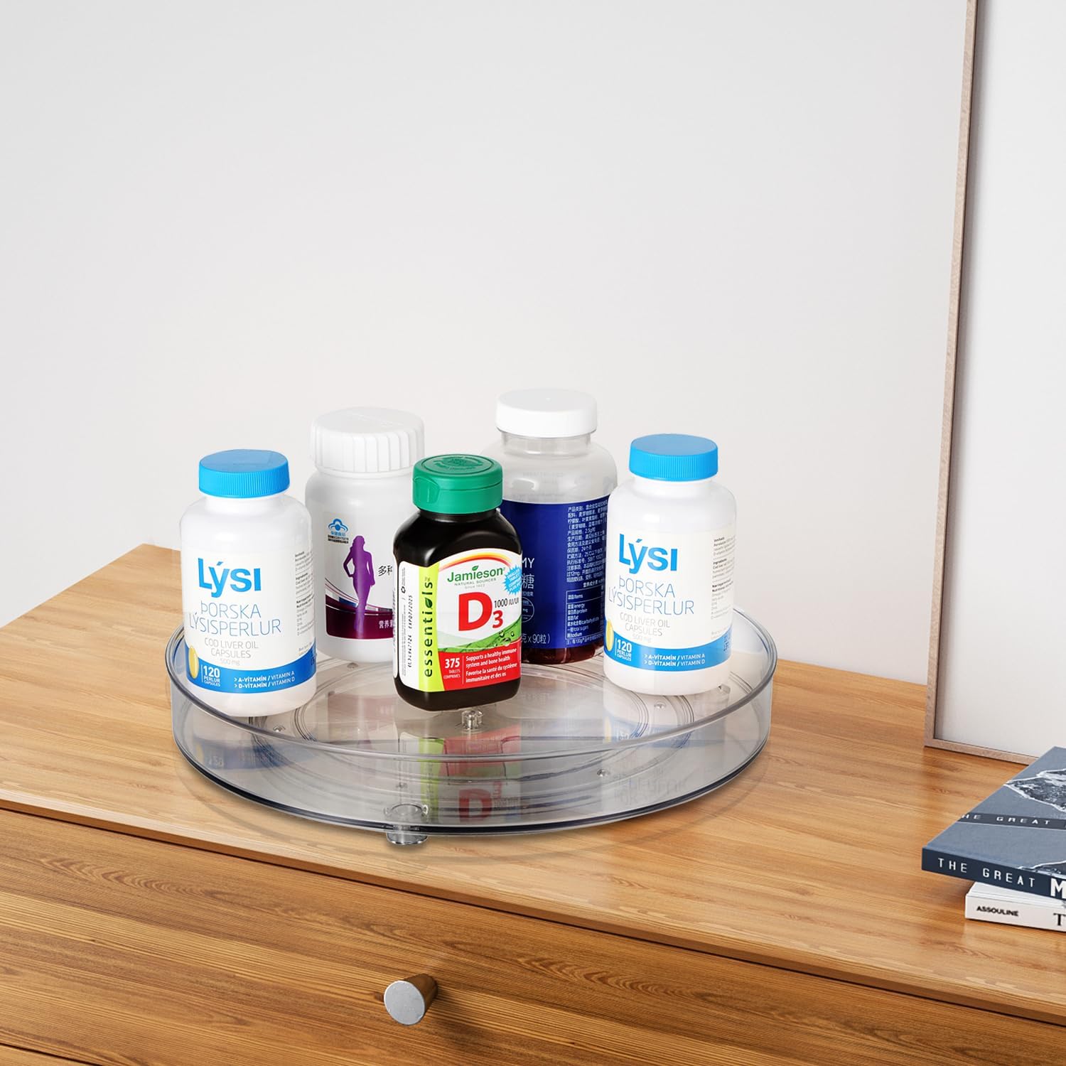 Amolliar 6 Pack 11 Inch Lazy Susan Turntable for Cabinet, Rotating ...