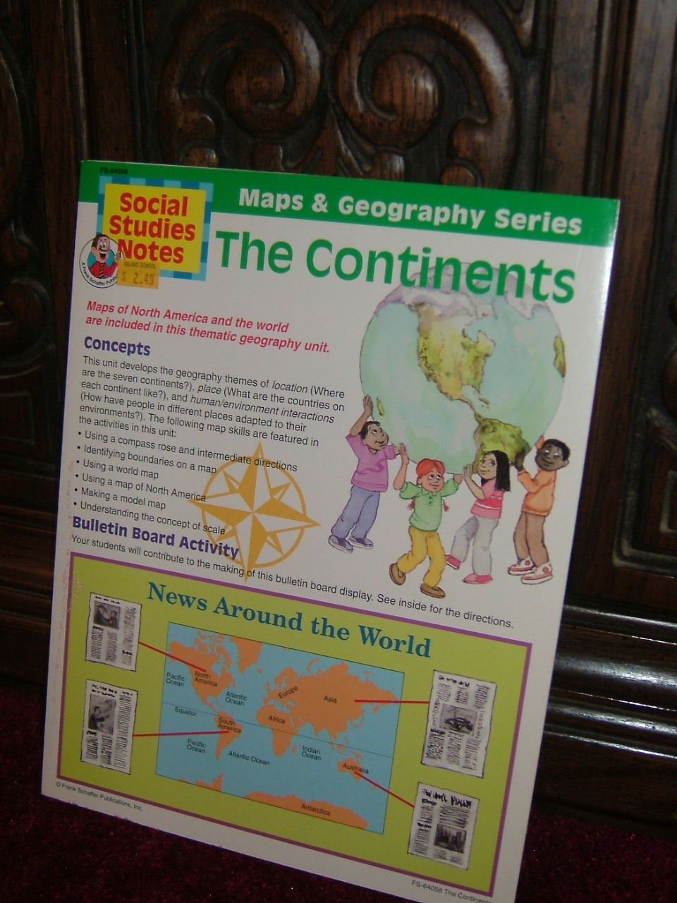 The Continents (Maps & Geography Series, Social Studies Notes ...