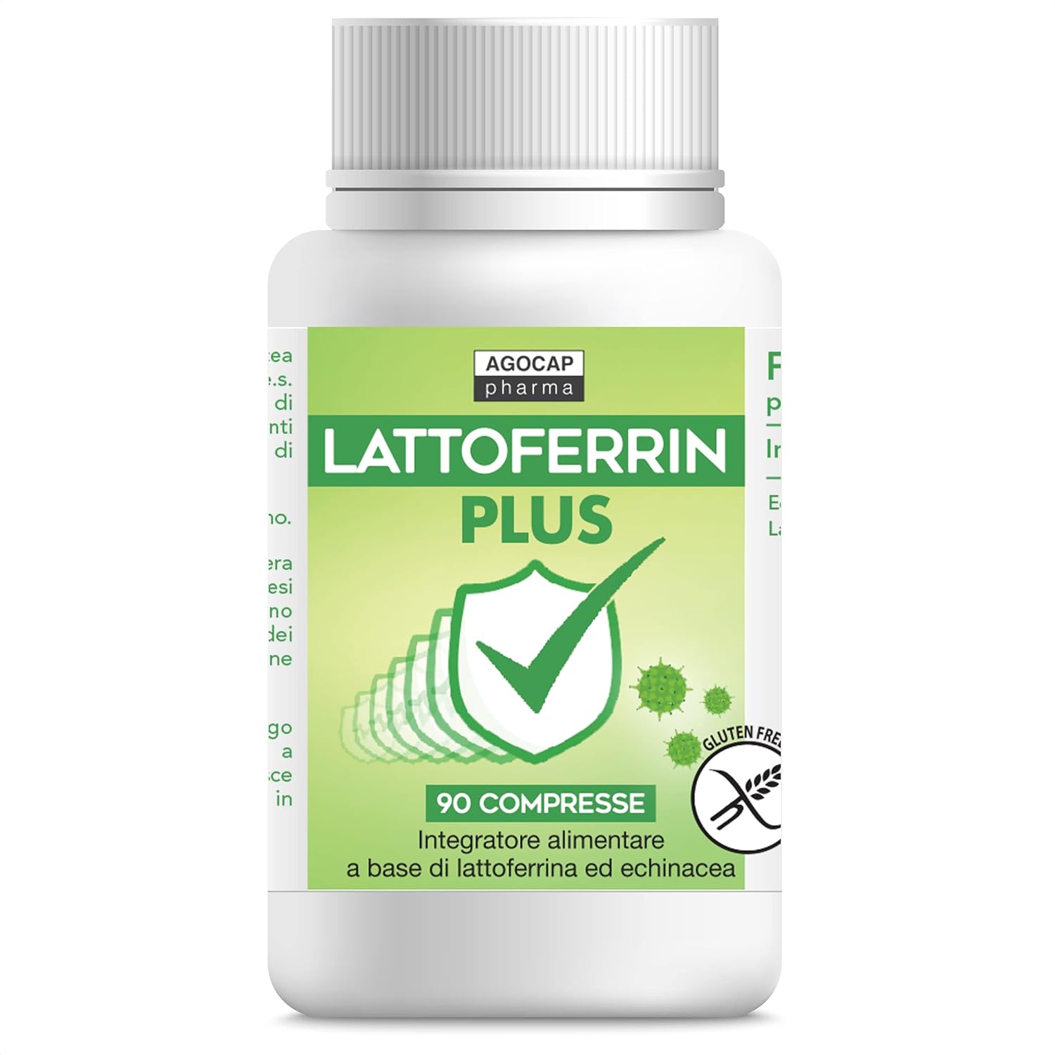 Lattofferina con echinacea per le difese immunitarie. 90 COMPRESSE di ...