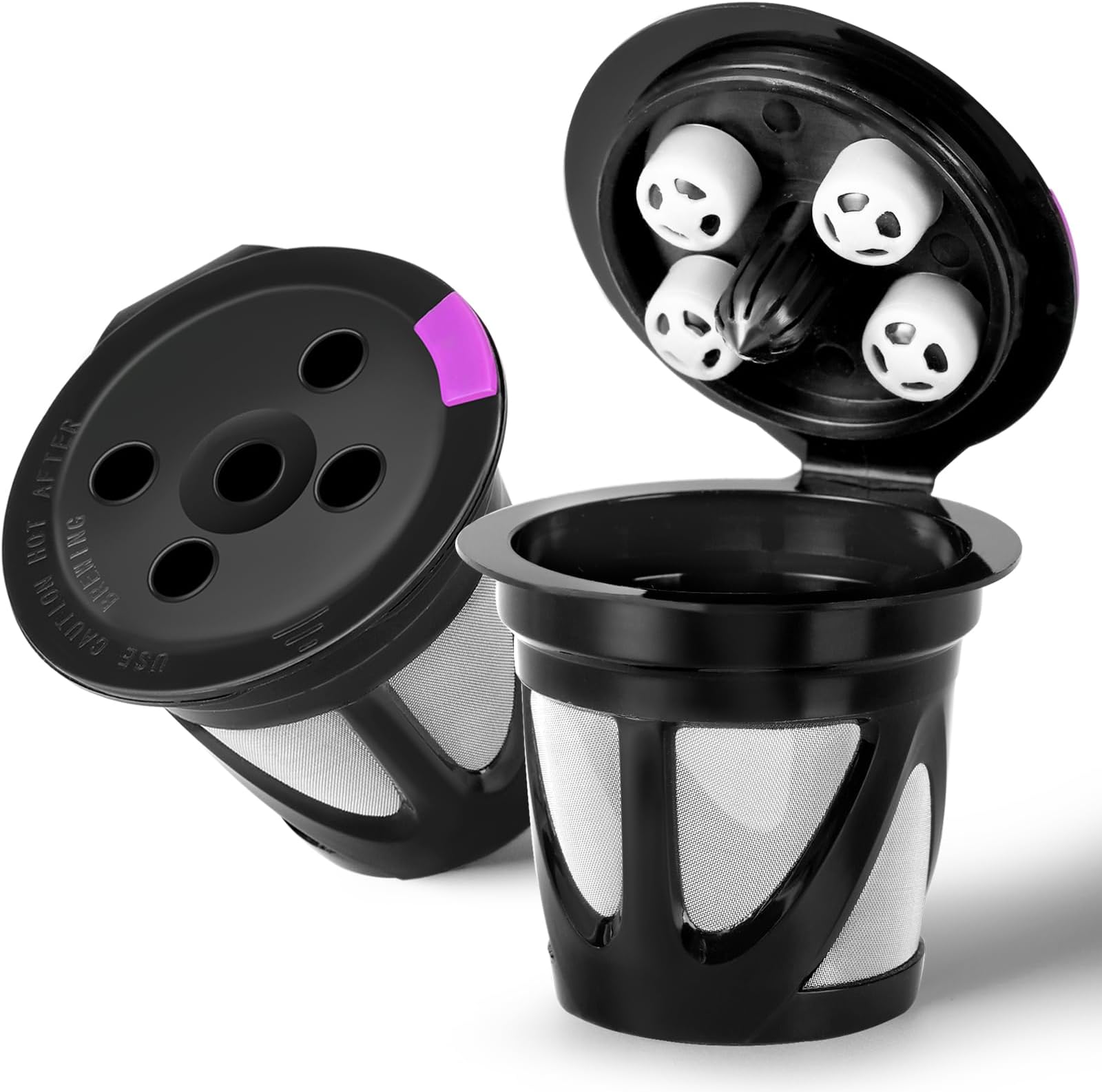 Amazon.com: 4 Reusable K Cups for Keurig K Supreme, K Supreme Plus, K ...