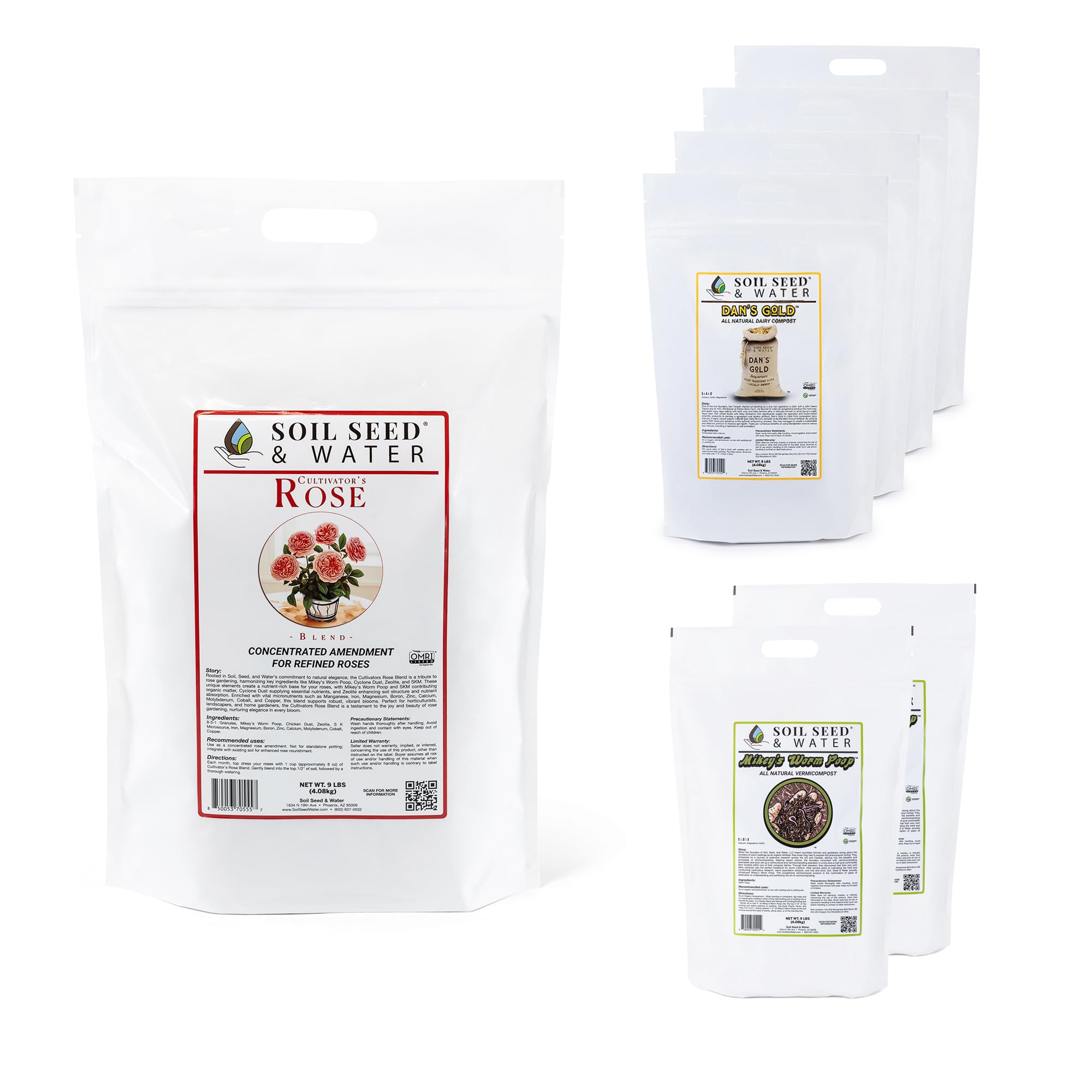 Amazon.com : Cultivator's Rose Blend Concentrated Organic Soil ...