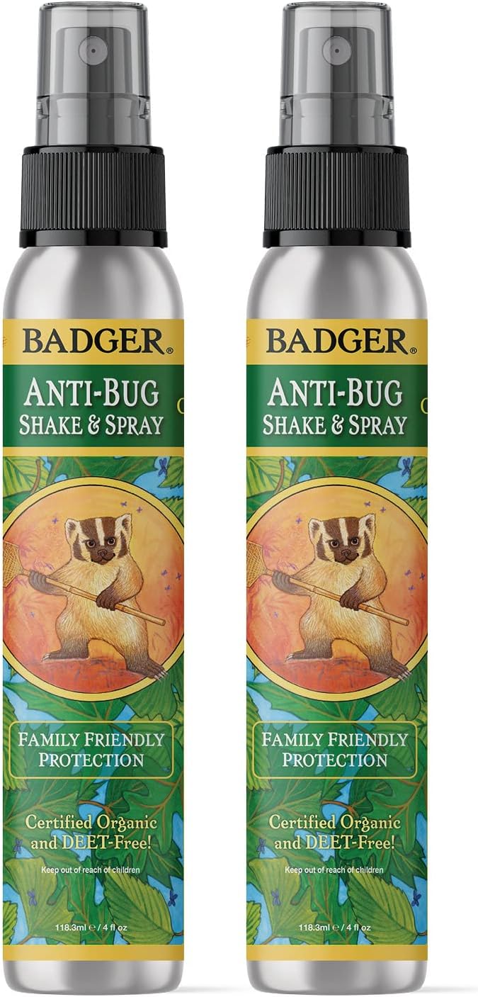 Amazon.com: Badger - Anti-Bug Shake & Spray, DEET-Free Natural Bug ...