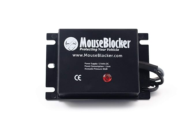 MouseBlocker 12V Ultrasonic Under Hood Mouse and Rodent Deterrent for ...