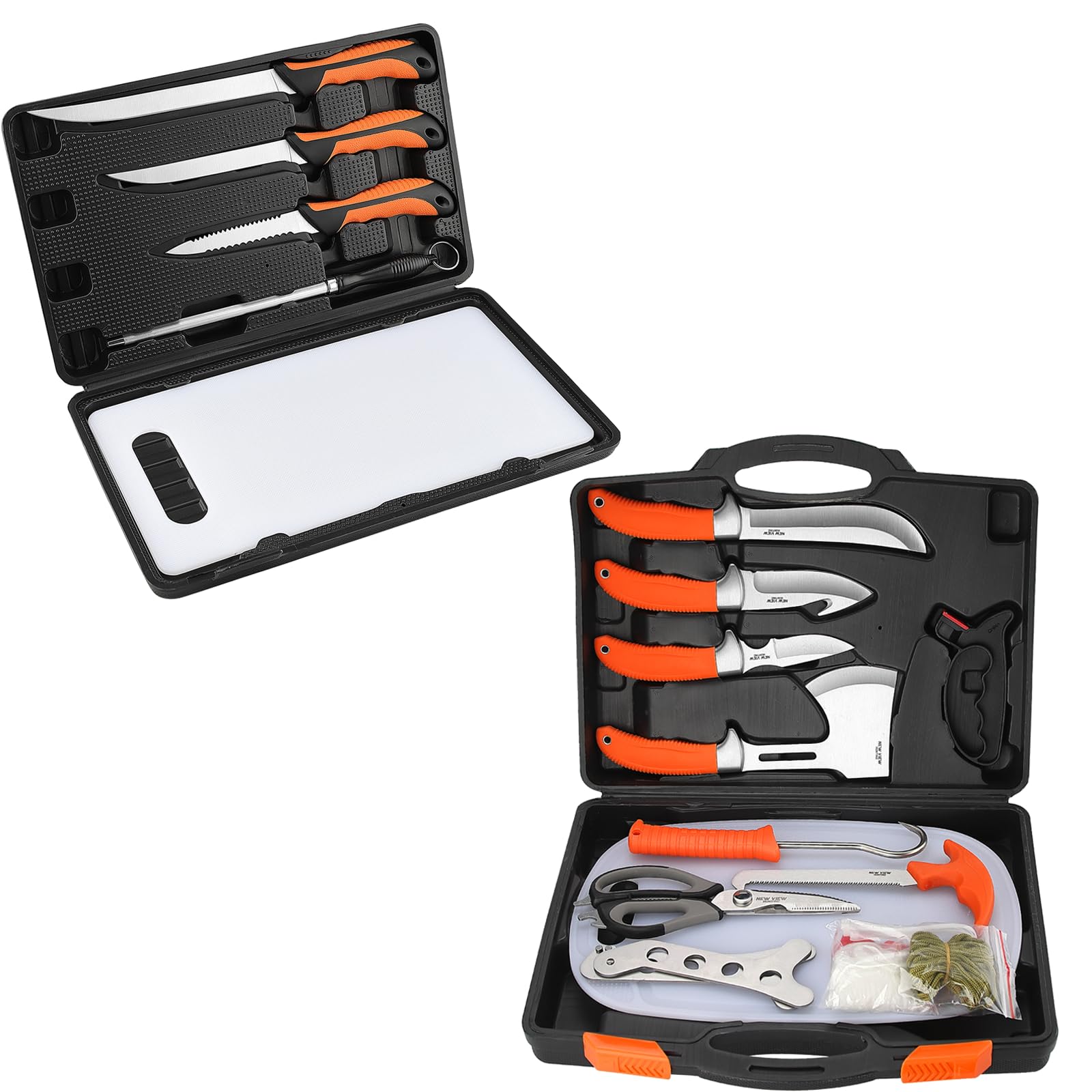 Amazon.com : 15-Piece Hunting Knife Set and 7-Piece Fillet Knife Set ...