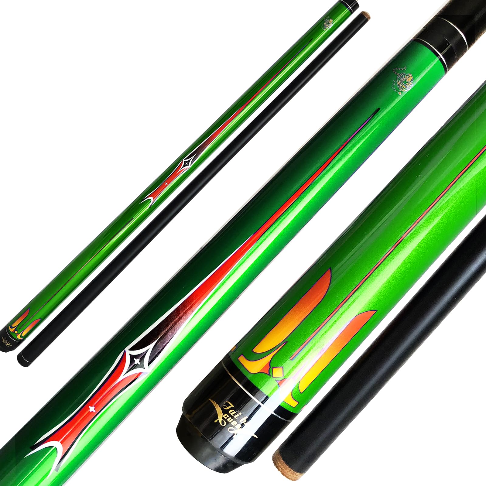 Snapklik.com : Tai Ba Cues 2-Piece Pool Cue Stick, 13mm Tip, Short 48 ...
