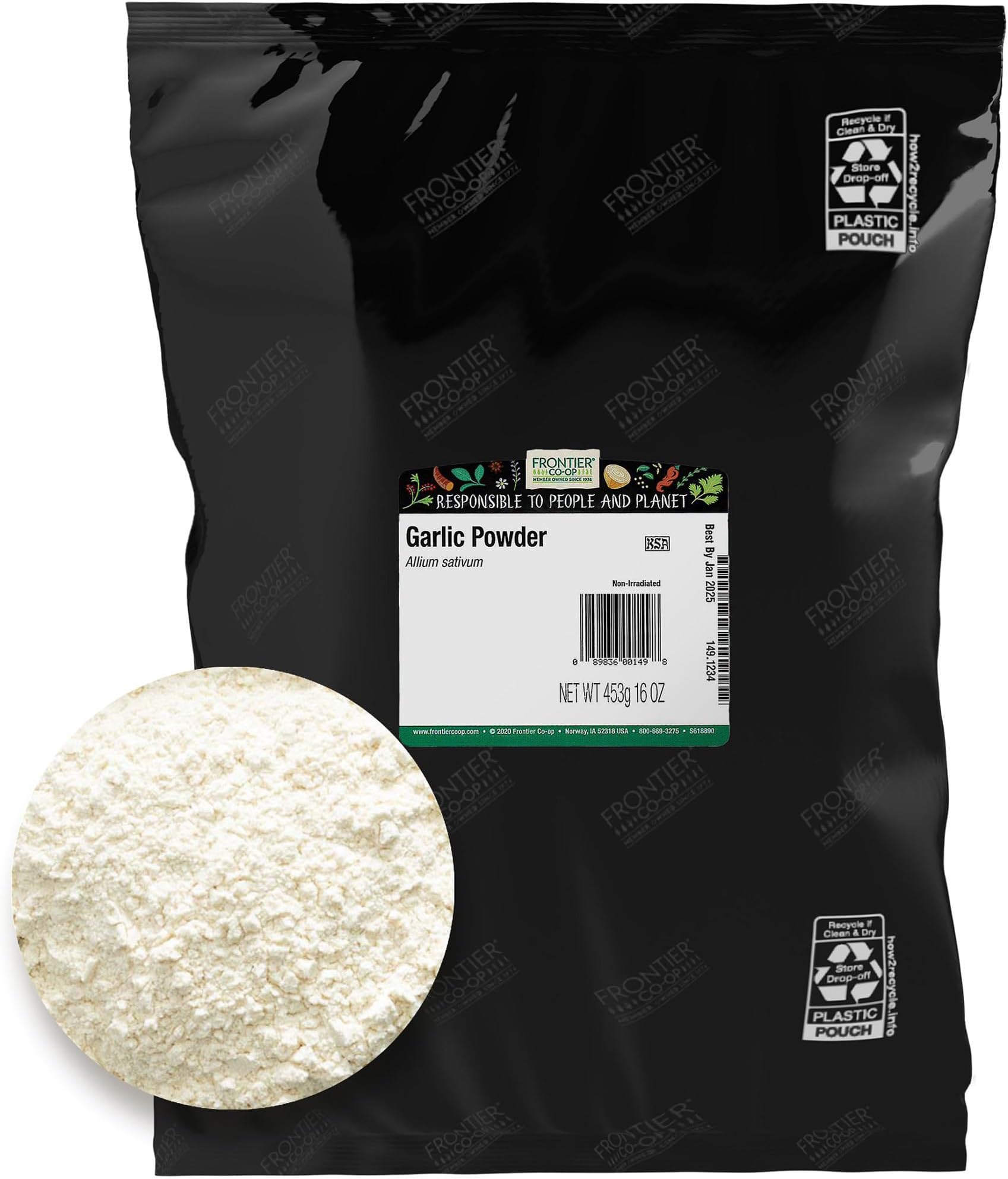 Amazon.com : Frontier Co-op Roasted Garlic Granules 1lb : Garlic Spices ...
