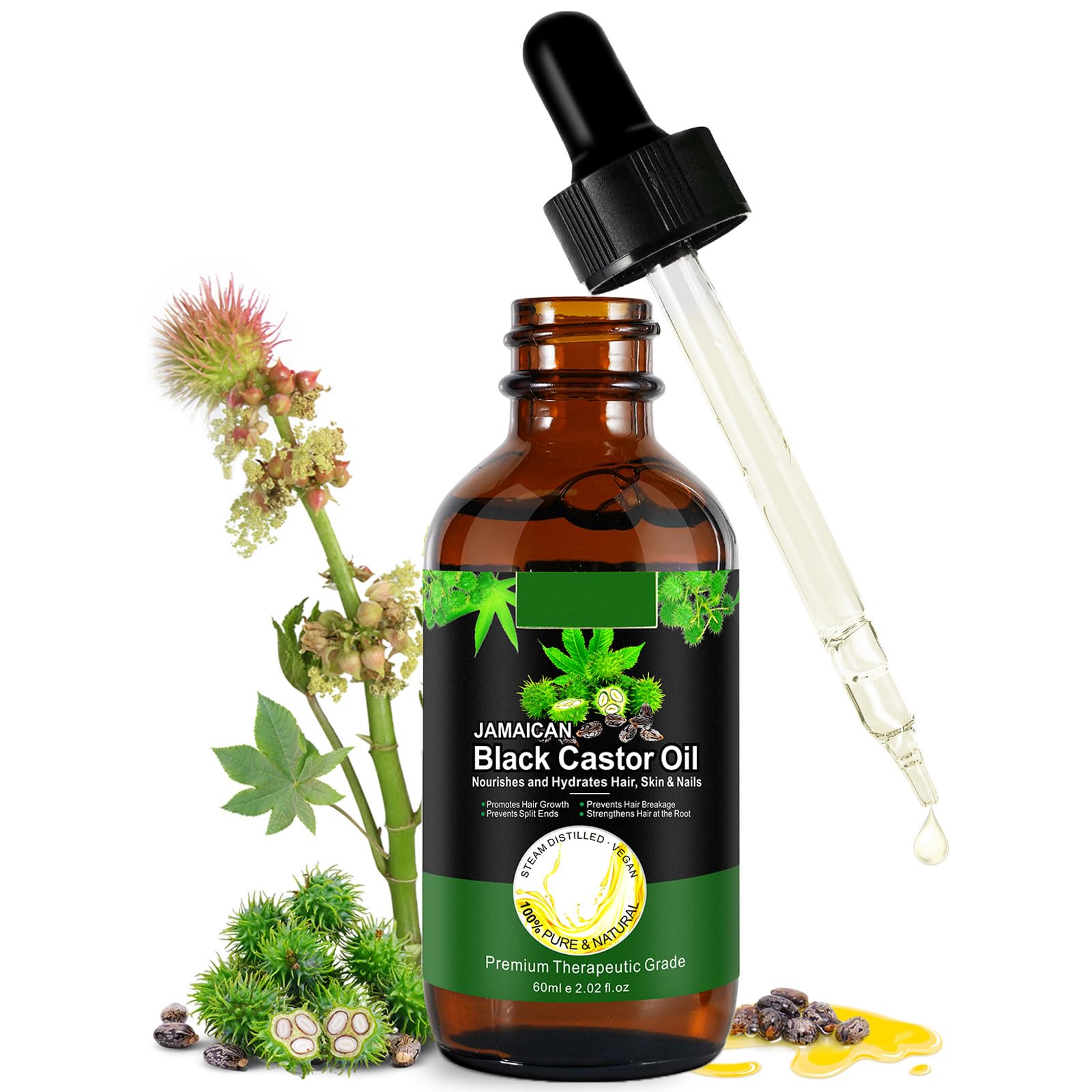 Terrific Cold Pressed Jamaican Black Castor Oil Photos