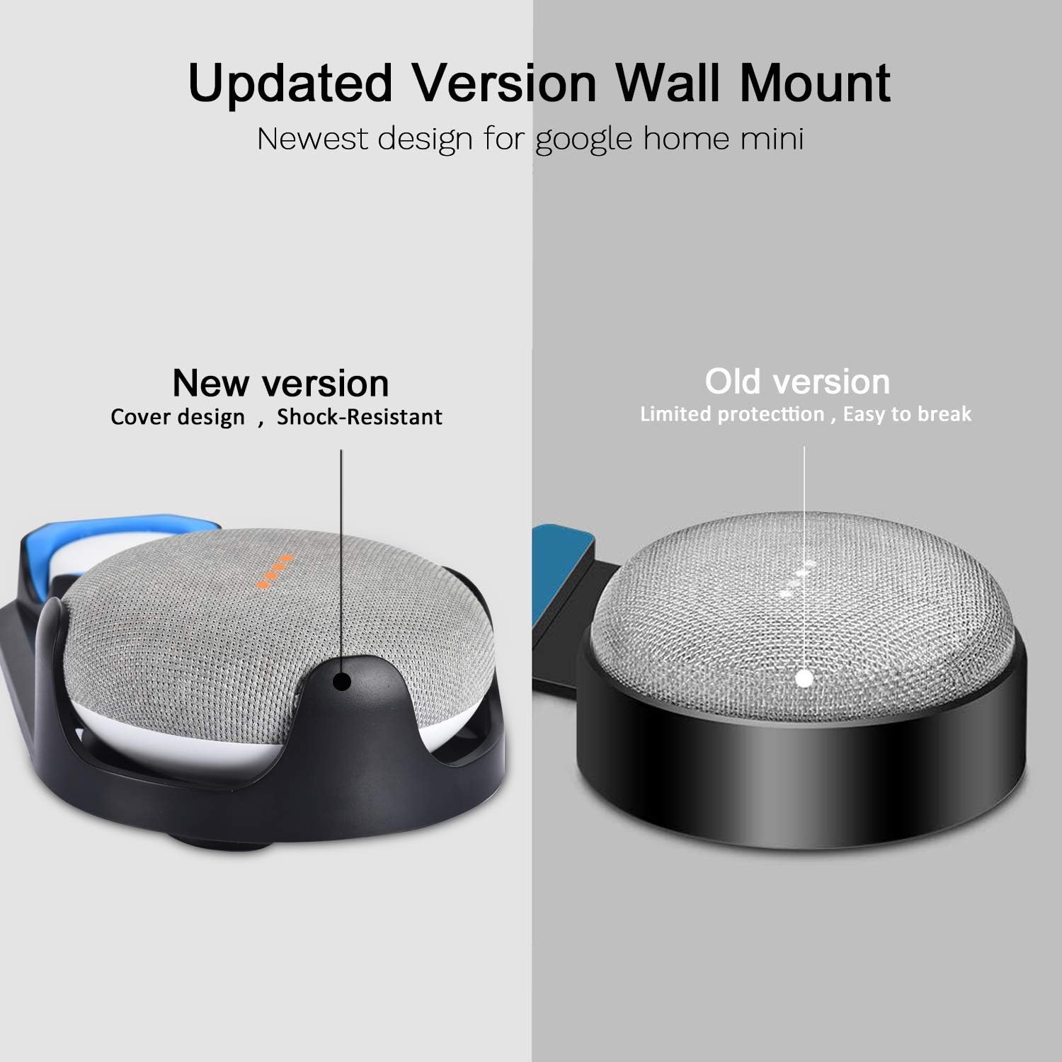 Cinolink Wall Mount for Google Nest Mini, Google Home Mini, Mount Stand ...