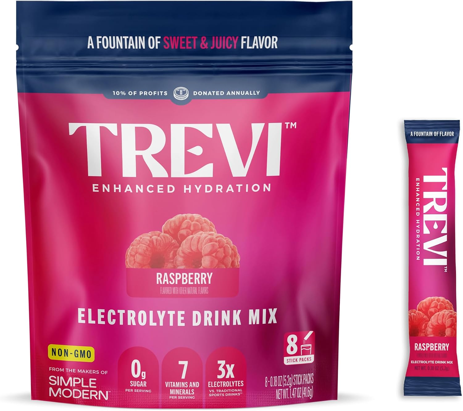 Amazon.com: TREVI™ Everyday Sugar Free Electrolytes - Essential Drink ...