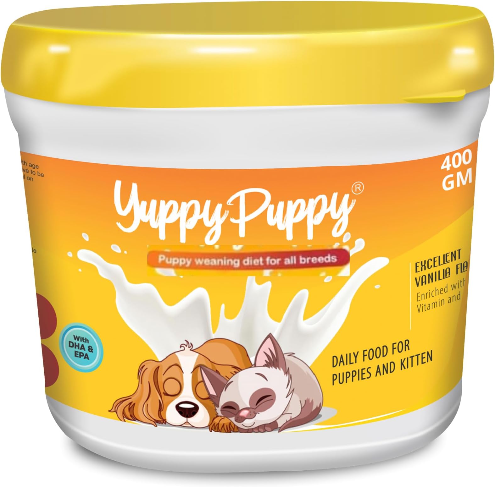 Yuppy Puppy Absolute Powder Milk for Newborn Puppies Dog Food Puppy ...