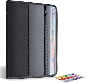 Amazon.com : Expanding File Folder with Sticky Labels, 13 Pocket ...