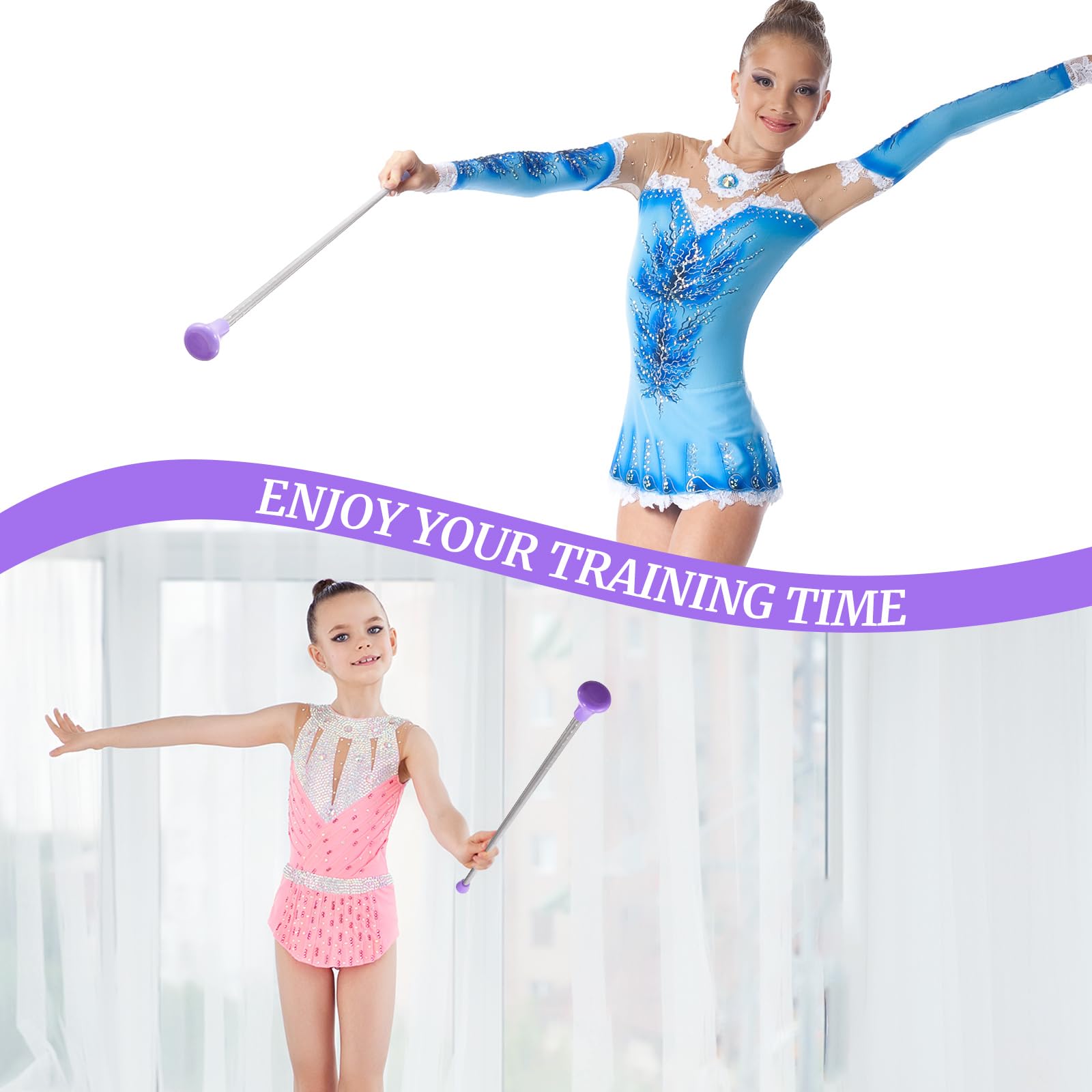 Snapklik.com : Leyndo Twirling Baton Unisex Kids Gymnastics Dance Baton ...