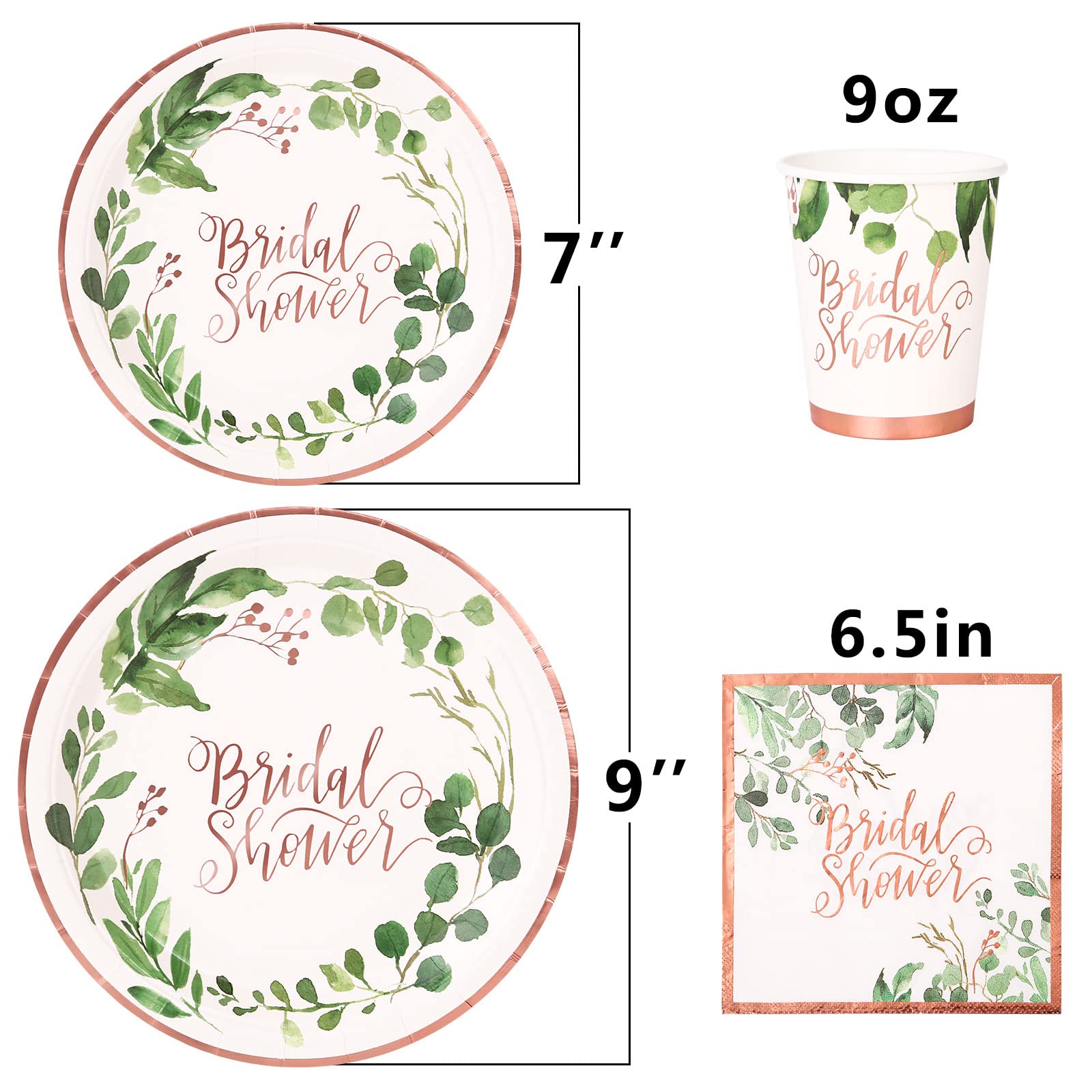 Stickers For Bridal Shower Napkins And Plates