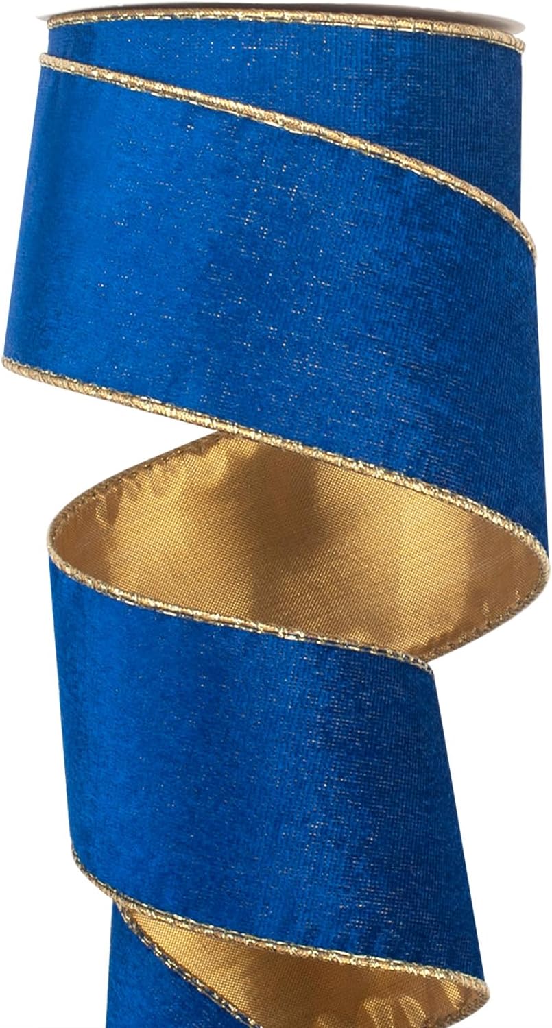 Amazon.com: Velvet Christmas Ribbon Wired 2.5 inch×10 Yards, Wide Wired ...