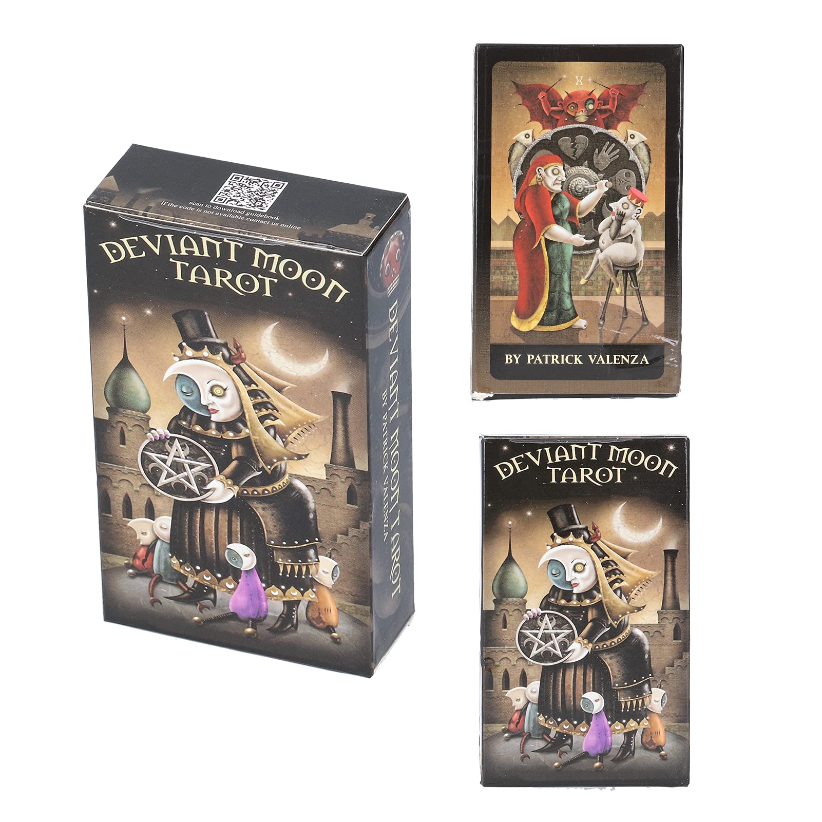 Buy Tarot Cards, Deviant Moon 78 Paper Cards Exquisite English Version ...