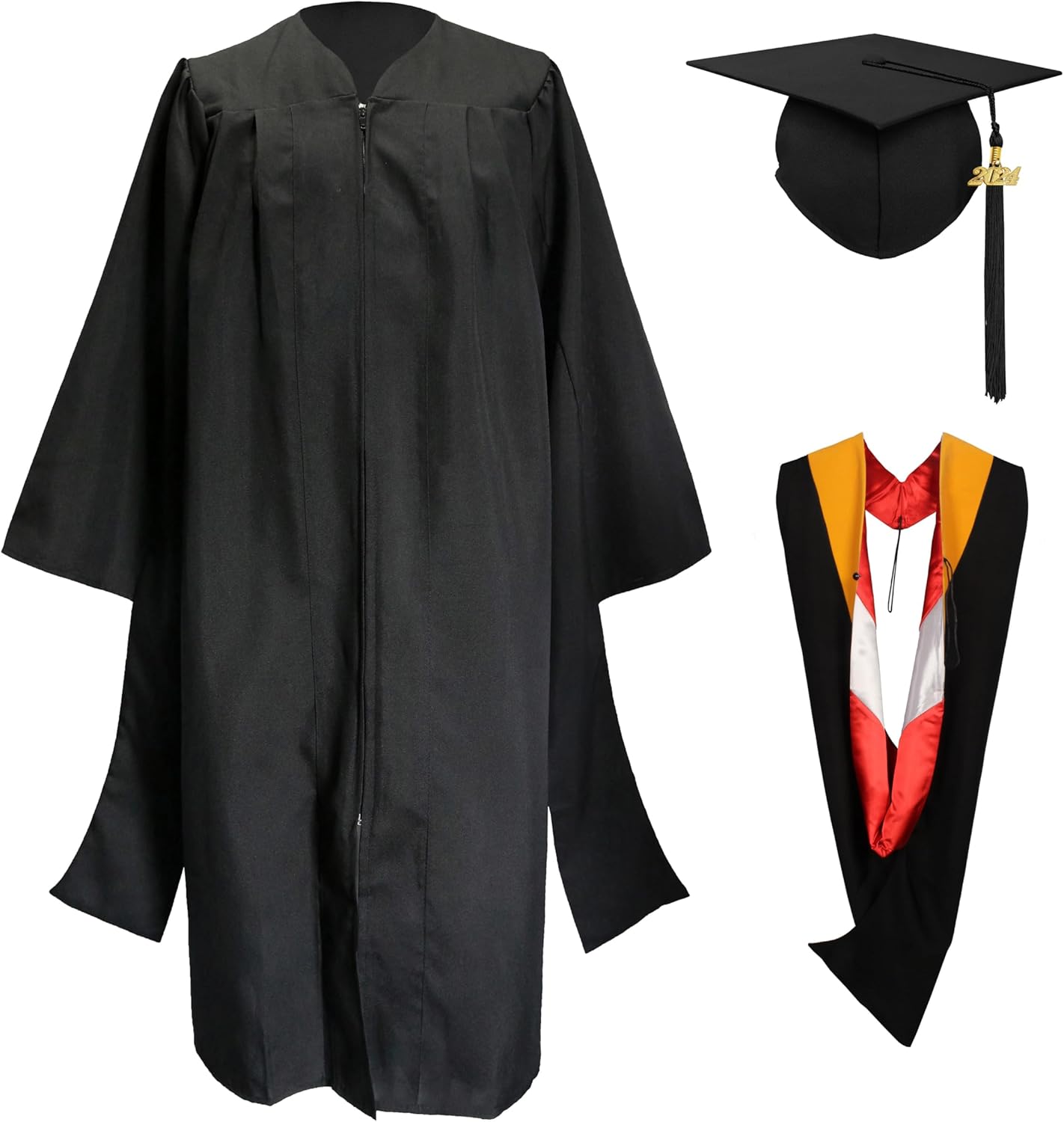 Amazon.com: Herrenbek Graduation Master Cap Hood and Gown Master ...