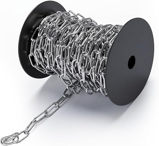Amazon.com: 304 Stainless Steel Chain 50ft Hanging Chain Metal Chains ...