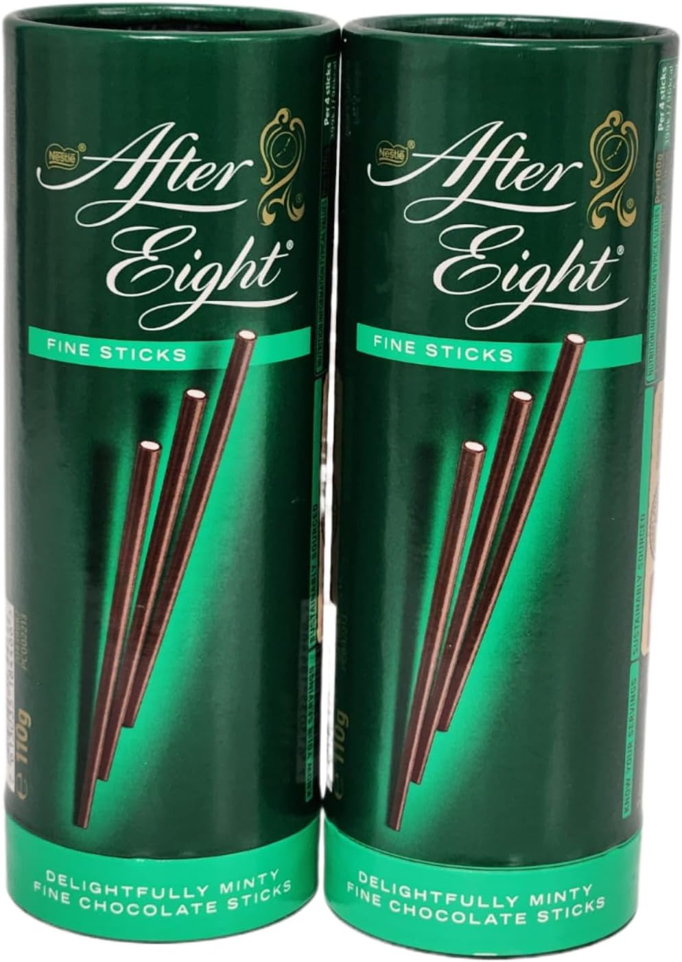 After Eight Dark Mint Chocolate Sticks: Delightfully Minty 110g Candy ...