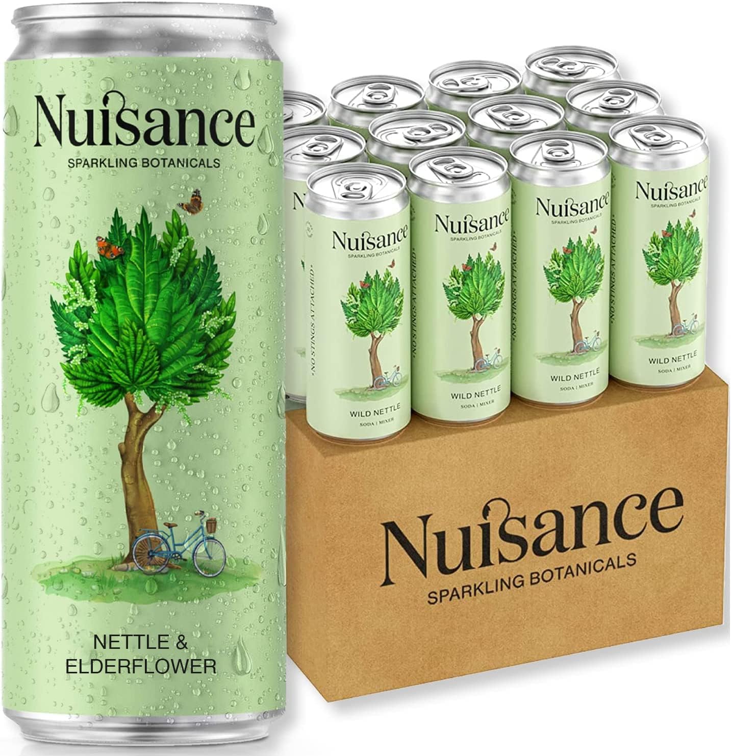 Nuisance Premium Soft Drinks | Wild Nettle & Elderflower Sparking Drink ...