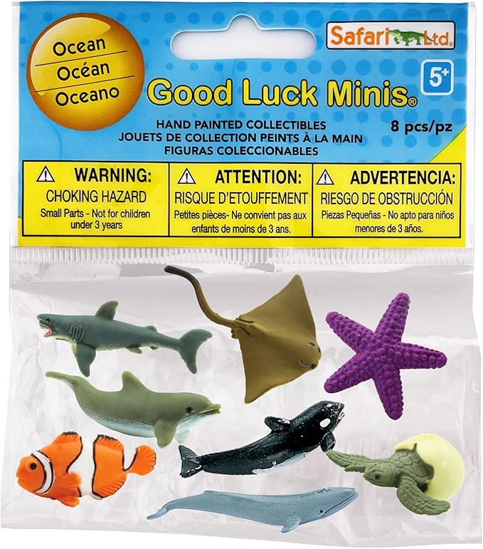 Amazon.com: Safari Ltd. Ocean Fun Pack - Mini Figures of Sea Creatures ...