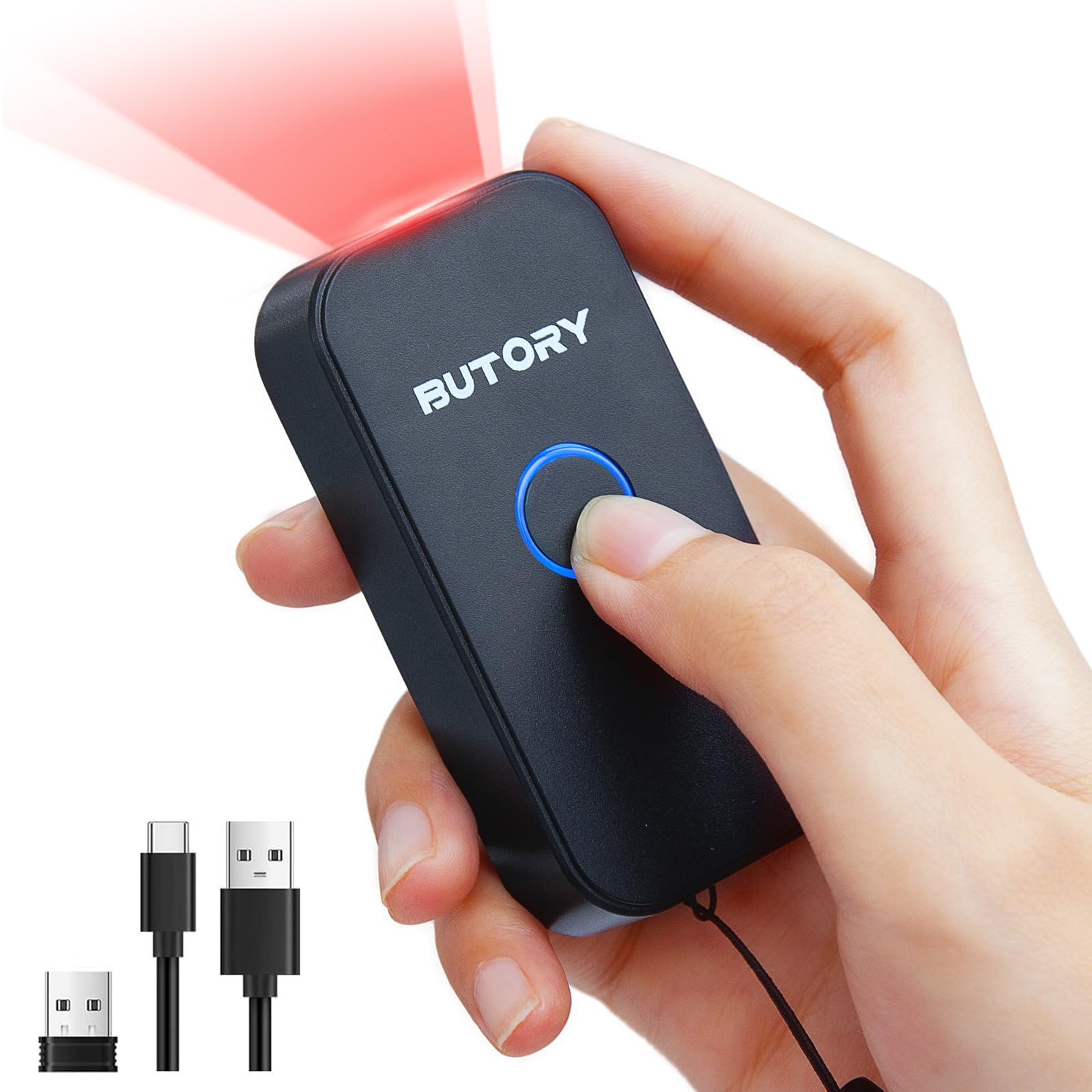 Snapklik.com : Butory Bluetooth Barcode Scanner Wireless