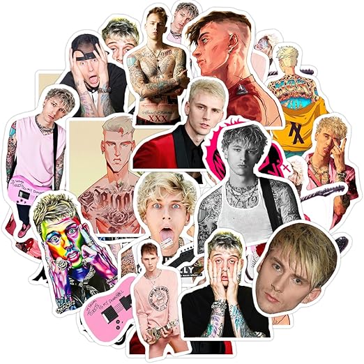 Amazon.com: AnanoSTORE Stickers 20 pcs Aesthetic Vinyl Decals Singer ...