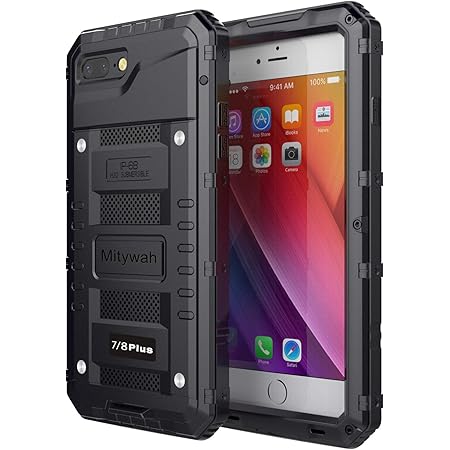 Amazon.com: iPhone 8 Plus Case,Marrkey 360 Full Body Protective Cover ...