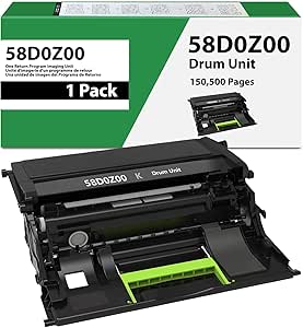 Amazon.com : EUVIVI Remanufactured 58D0Z00 Drum Unit Replacement for ...