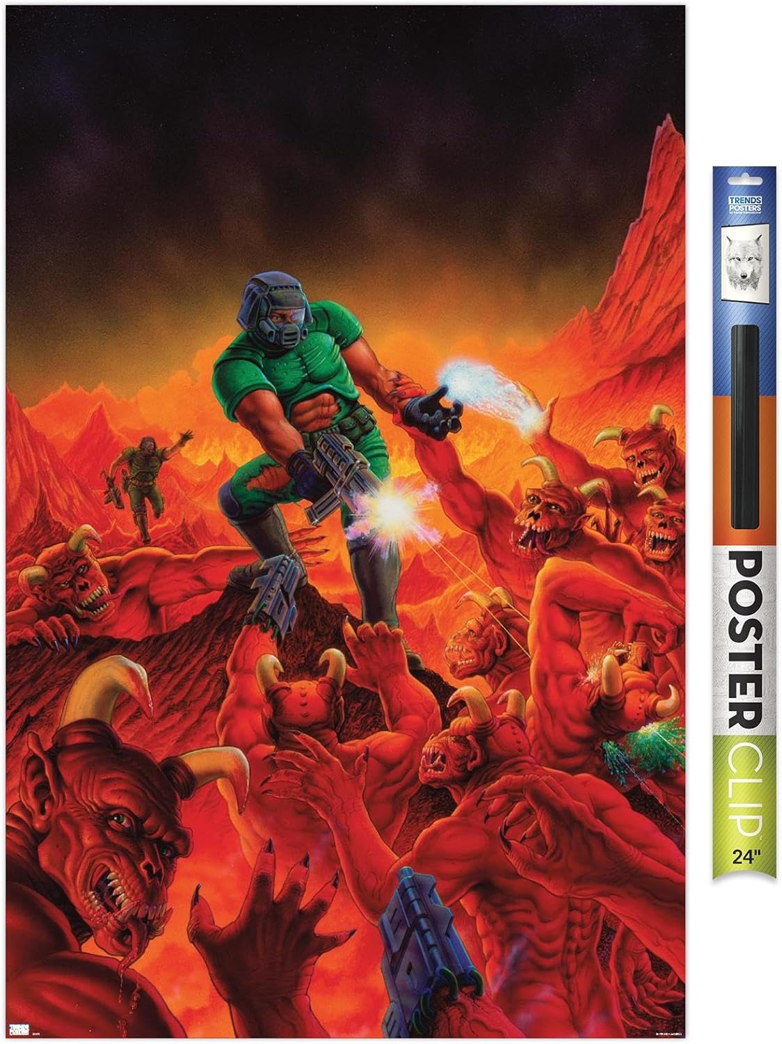 Amazon.com: Doom - Legacy Key Art Wall Poster, 34L" x 22.4W", Premium ...
